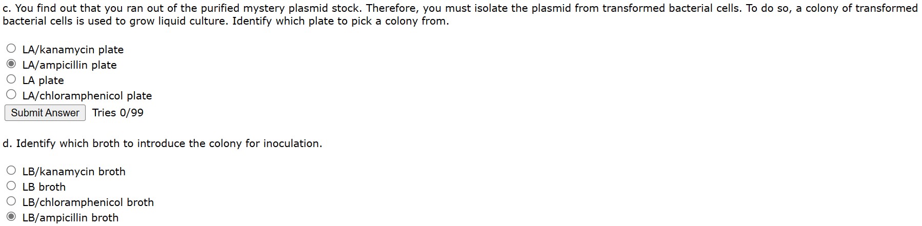 Solved You have a mystery plasmid that carries an unknown | Chegg.com