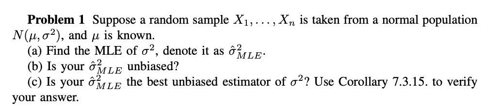 Solved Suppose a random sample x1,dots,xn ﻿is taken from a | Chegg.com