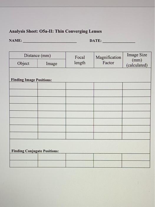 Solved Data Sheet: 05a-I: Index of Refraction of Light NAME: | Chegg.com
