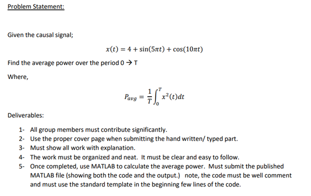 Solved Problem Statement:Given the causal | Chegg.com