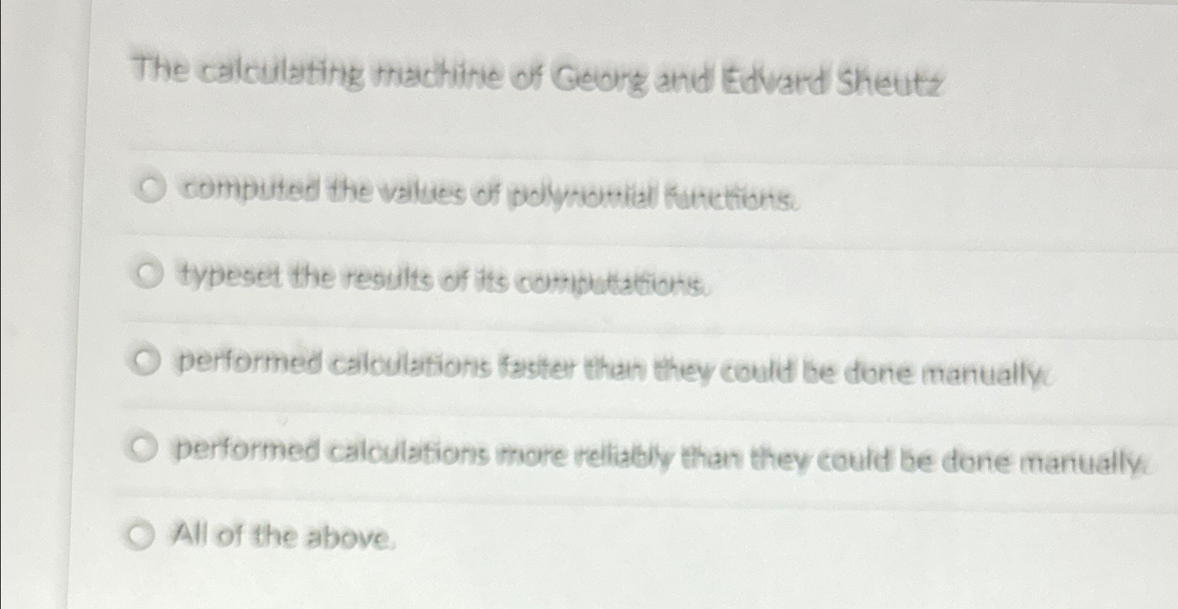 Solved The calculating machine of Georg and Edvard | Chegg.com