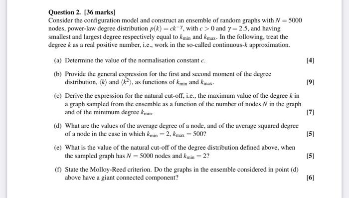 191 Question 2. [36 marks] Consider the configuration | Chegg.com