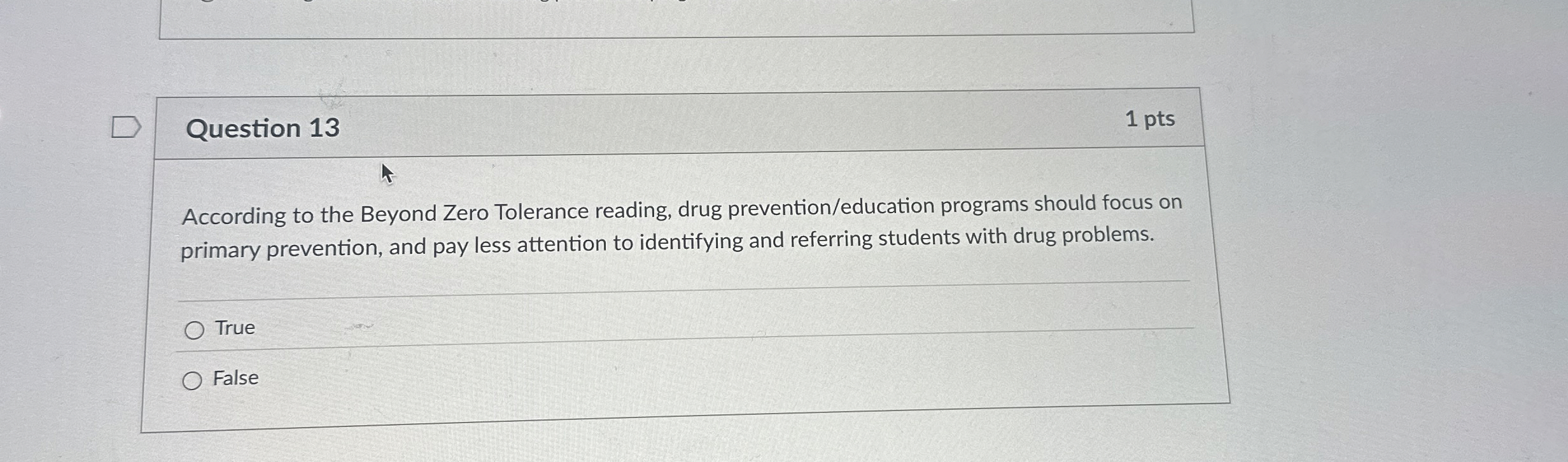 Solved Question 131 ﻿ptsAccording to the Beyond Zero | Chegg.com