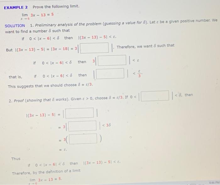 Solved Prove the statement using the ε, 8 definition of a | Chegg.com