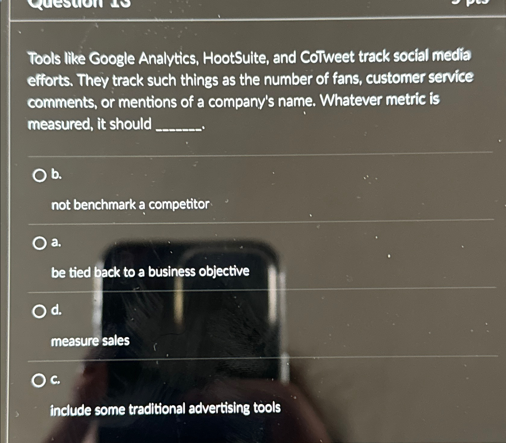 Solved Tools like Google Analytics, HootSuite, and CoTweet | Chegg.com