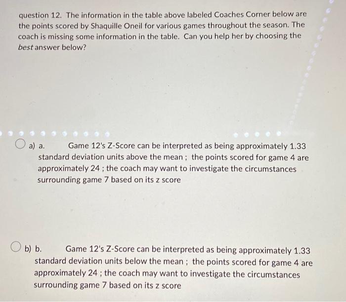 Solved \begin{tabular}{|c|c|c|c|c|} \hline & Coaches | Chegg.com