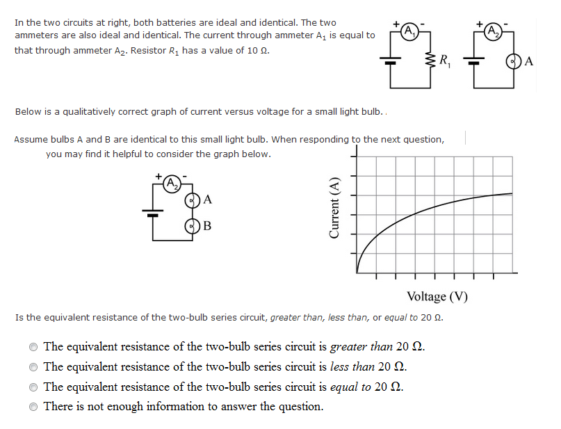 Solved In the two circuits at right, both batteries are | Chegg.com