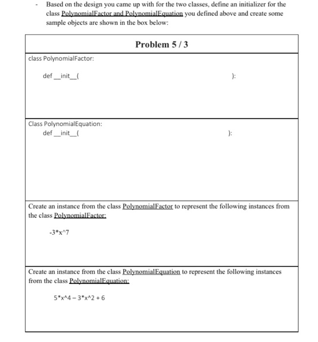 Solved Based on the design you came up with for the two | Chegg.com