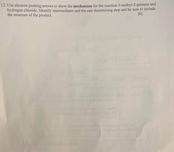 Solved 2. Use electron pushing arrows to show the mechanism | Chegg.com