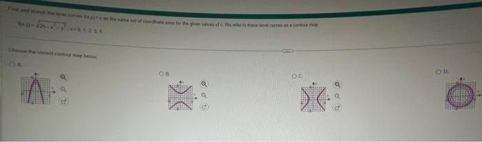 Solved Find And Sketch The Level Curves F X Y C On The
