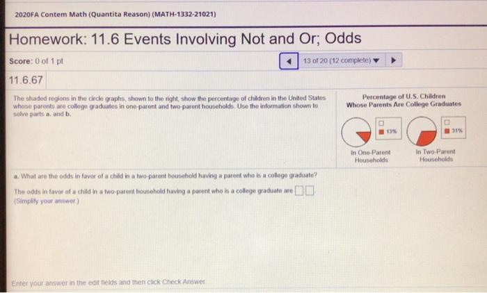 Solved 2020FA Contem Math (Quantita Reason) | Chegg.com