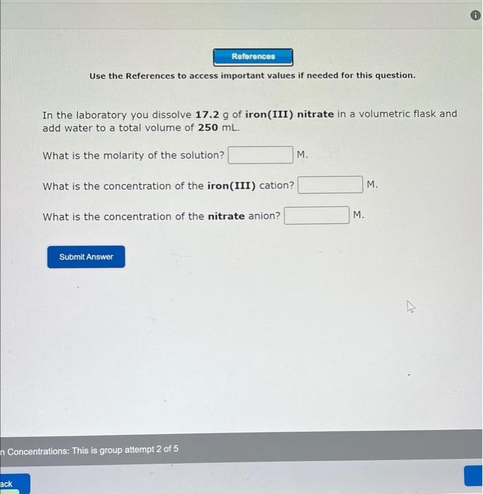 Solved You need to make an aqueous solution of 0.249M | Chegg.com
