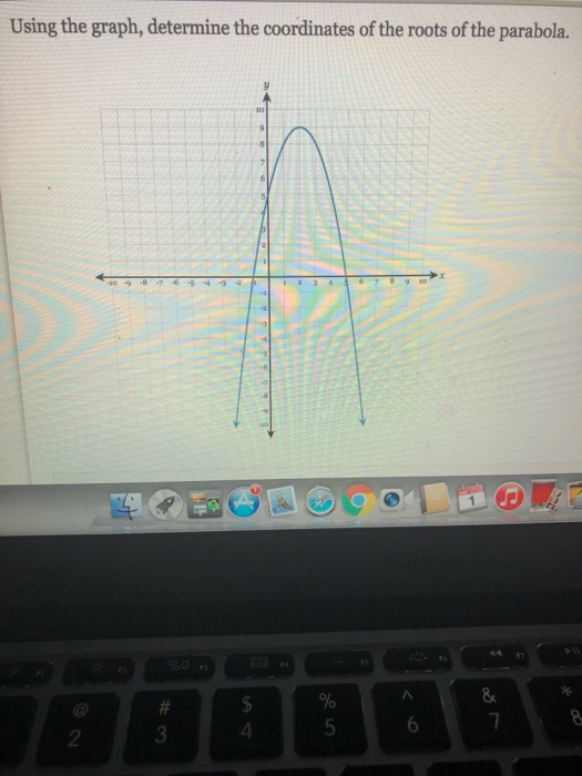 Solved Using the graph, determine the coordinates of the | Chegg.com