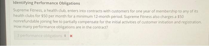 Solved Identifying Performance Obligations A customer hired | Chegg.com