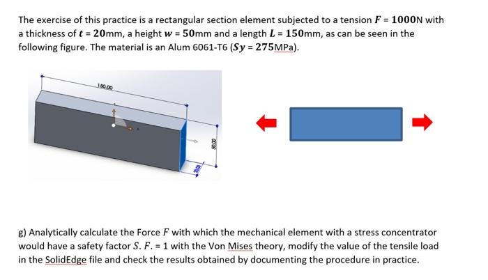 Solved The exercise of this practice is a rectangular | Chegg.com