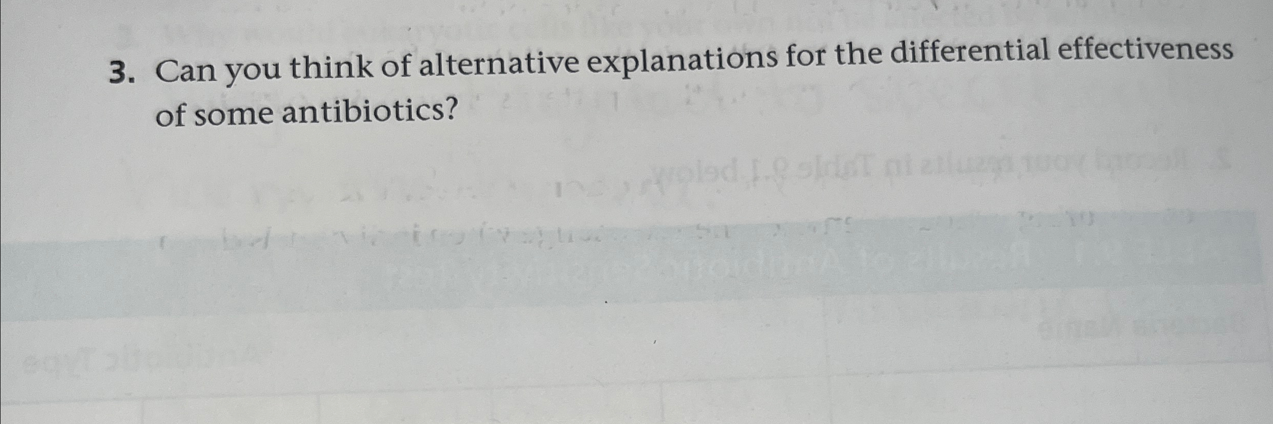 Solved Can you think of alternative explanations for the | Chegg.com