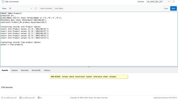 Solved SOL Commands Schema USM03_SOL_527 > Rows 10 Clear | Chegg.com