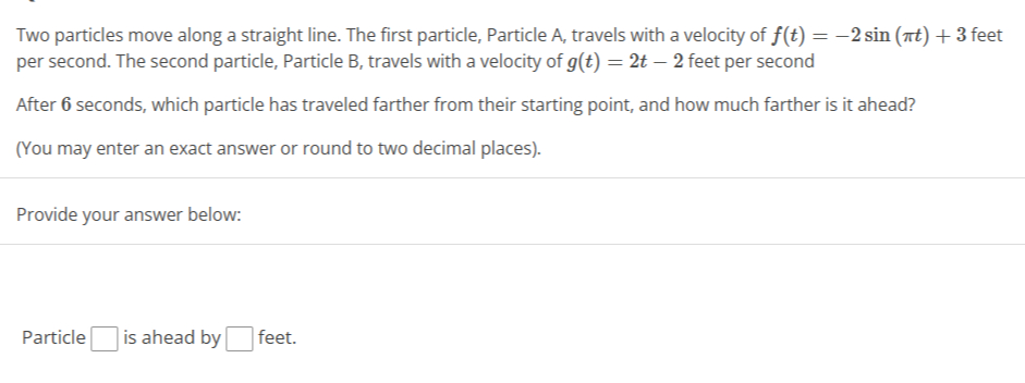 Solved Two particles move along a straight line. The first | Chegg.com