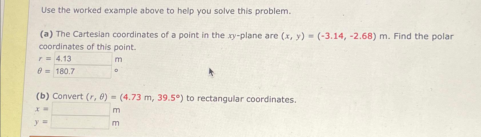 Solved Use the worked example above to help you solve this | Chegg.com