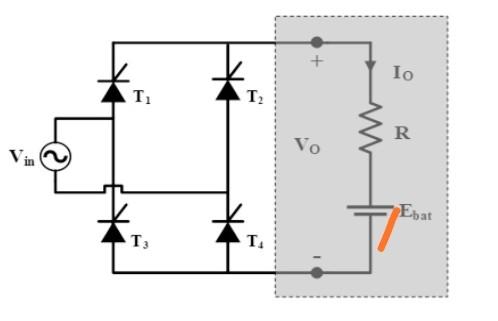 Solved A single-phase fully controlled bridge rectifier | Chegg.com