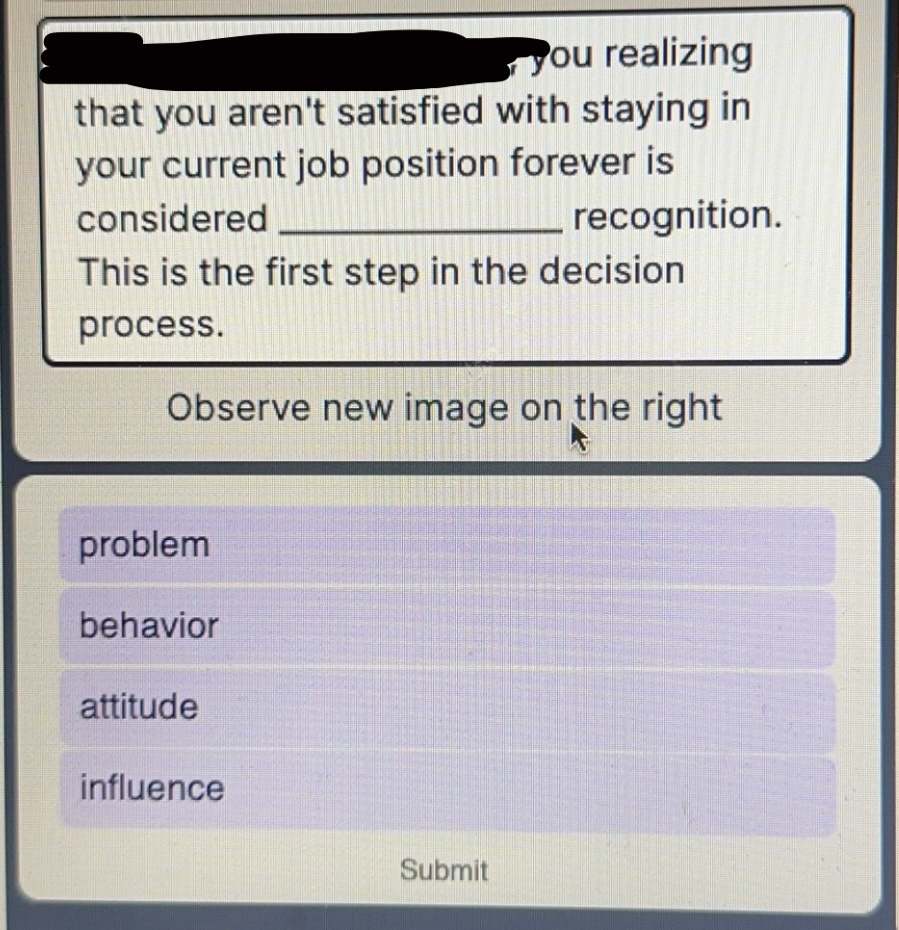 Solved You realizingthat you aren't satisfied with staying | Chegg.com