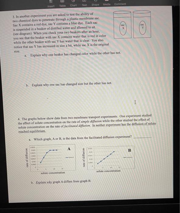 Solved 1. The diagram below shows the relative concentration | Chegg.com