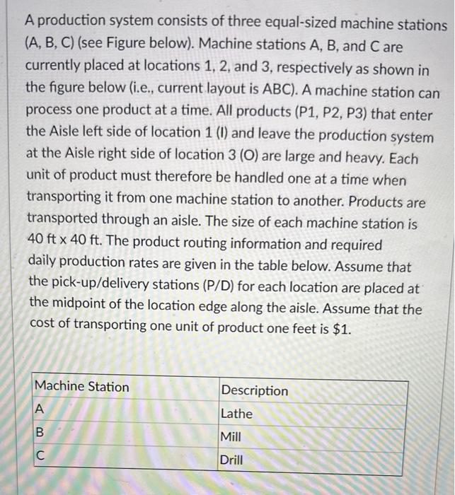 Solved A production system consists of three equal-sized | Chegg.com