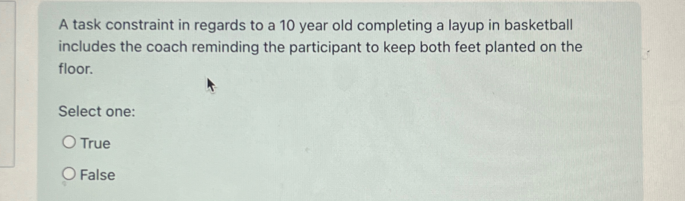 Solved A task constraint in regards to a 10 ﻿year old | Chegg.com
