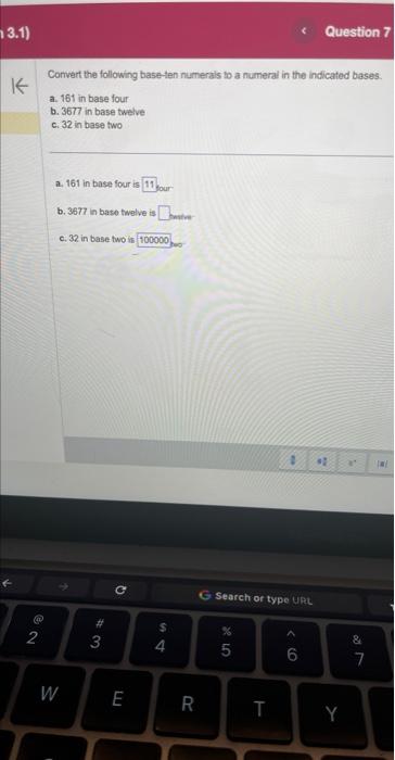 Solved Convert the following base ten numerals to a numeral | Chegg.com