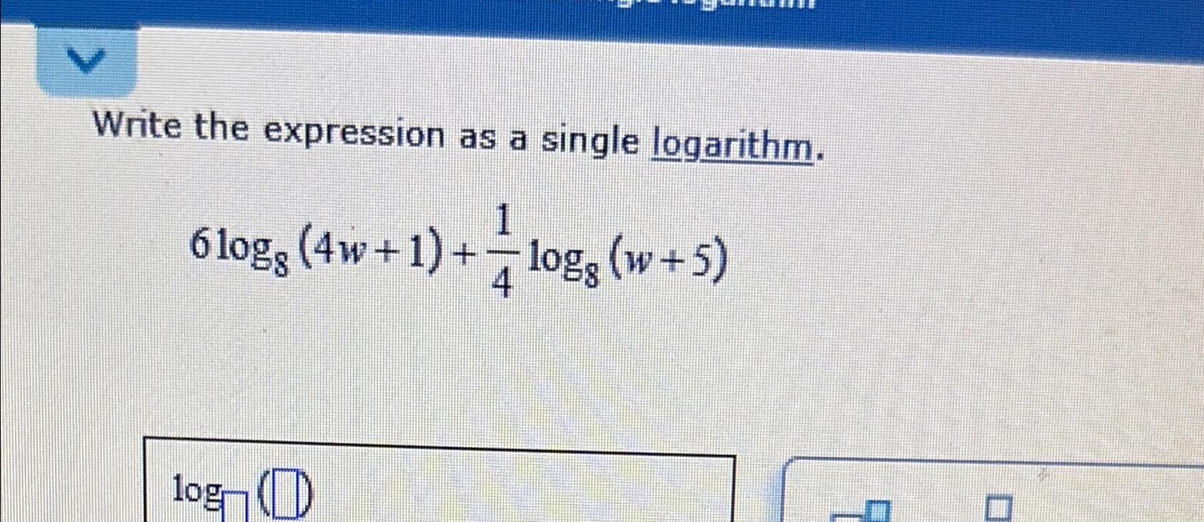 Solved Write the expression as a single | Chegg.com