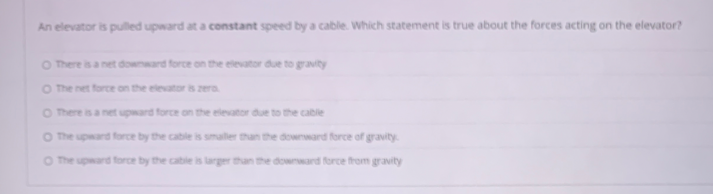 [solved] An Elevator Is Pulled Upward At A Constant Speed B