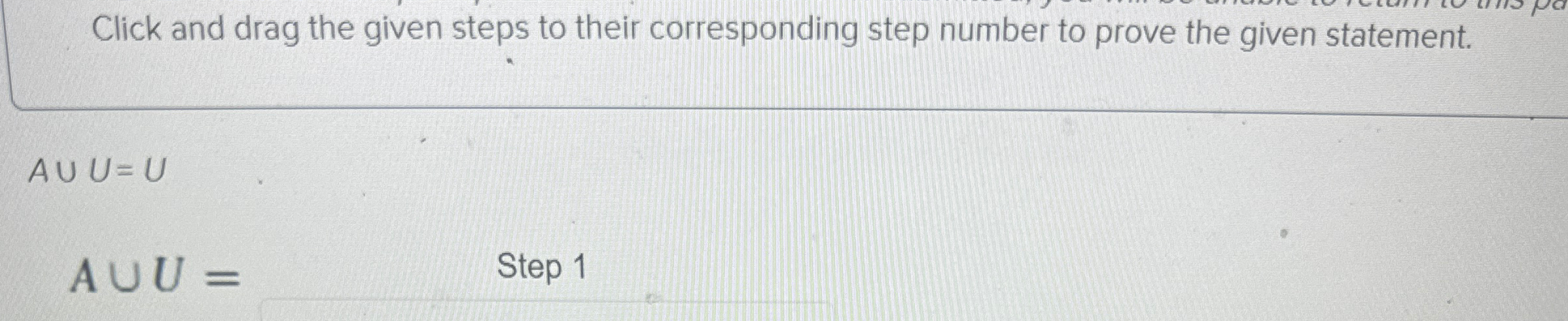 Solved Click and drag the given steps to their corresponding | Chegg.com