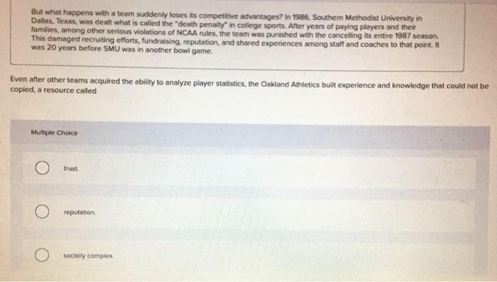 Solved Required information The Resource-Based View in | Chegg.com
