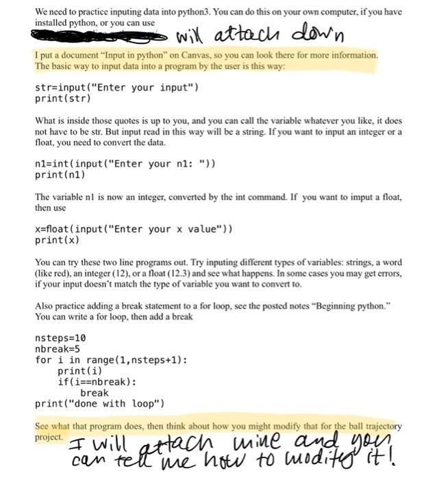 We Need To Practice Inputing Data Into Python3 You 5834
