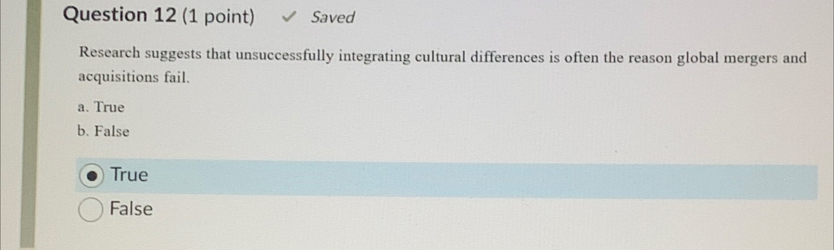 Solved Question 12 (1 ﻿point) ﻿SavedResearch suggests that | Chegg.com