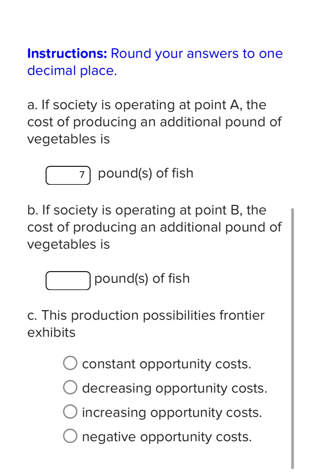 Solved Instructions: Round your answers to one decimal | Chegg.com