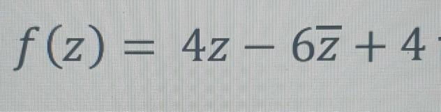 Solved f(z) = 4z – 67 + 4 Question 1 (z) = 42-6z 4 Show | Chegg.com