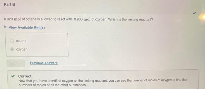 Solved The octane rating of gasoline is a relationship of | Chegg.com