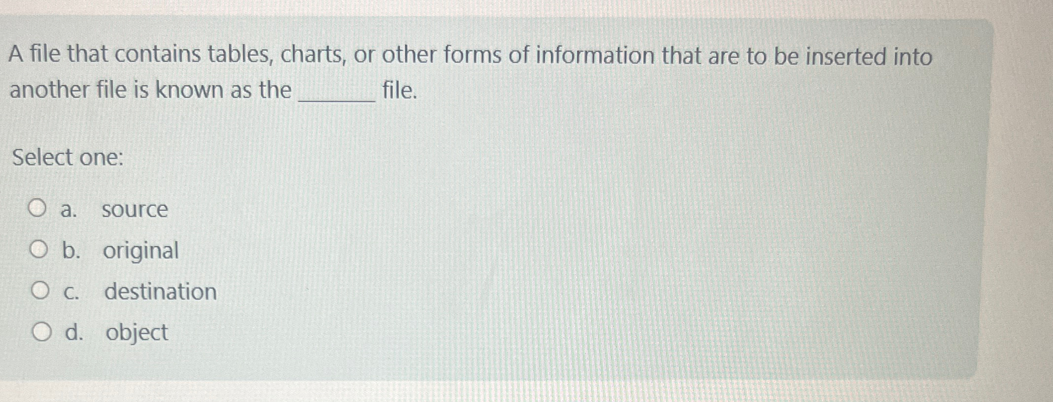 Solved A file that contains tables, charts, or other forms | Chegg.com