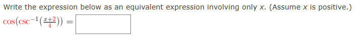 Solved Write the expression below as an equivalent | Chegg.com