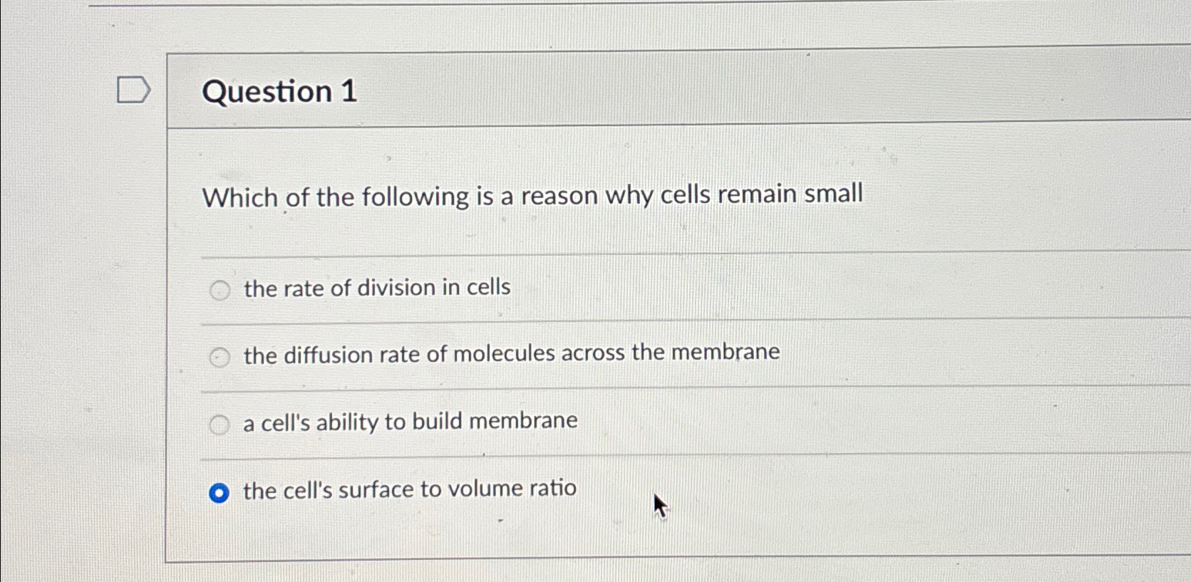 Solved Question 1Which of the following is a reason why | Chegg.com