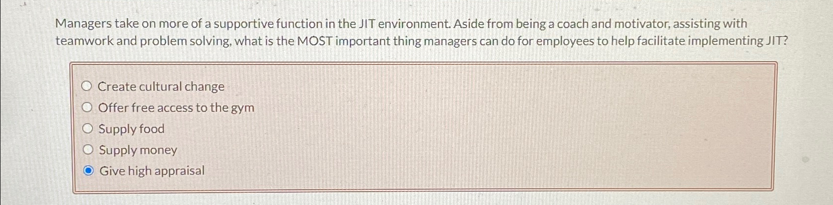 Solved Managers take on more of a supportive function in the | Chegg.com