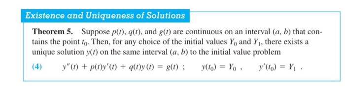 Solved In Problems 5 through 8 , determine whether Theorem 5 | Chegg.com