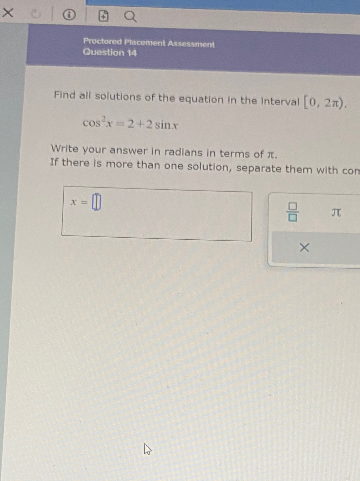 Solved Proctored Placement Assessment Question 14Find all | Chegg.com