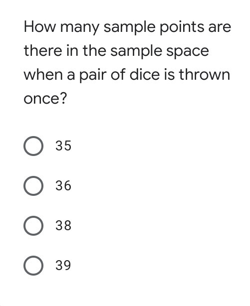 Solved How many sample points are there in the sample space | Chegg.com