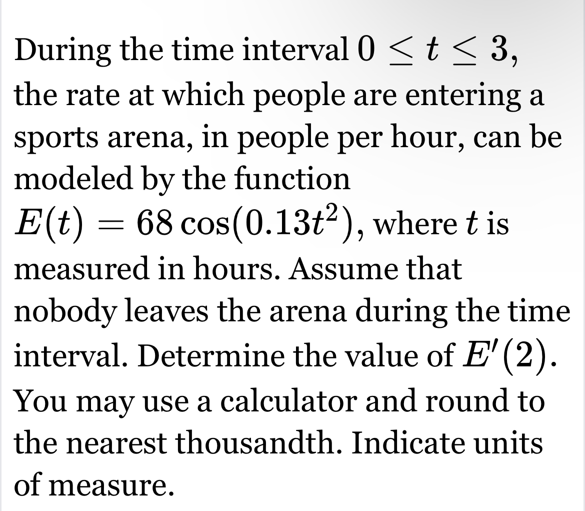 Solved During The Time Interval 0≤t≤3 ﻿the Rate At Which