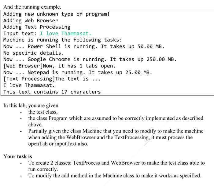 Solved This lab imitates a software (s/w) program running in | Chegg.com