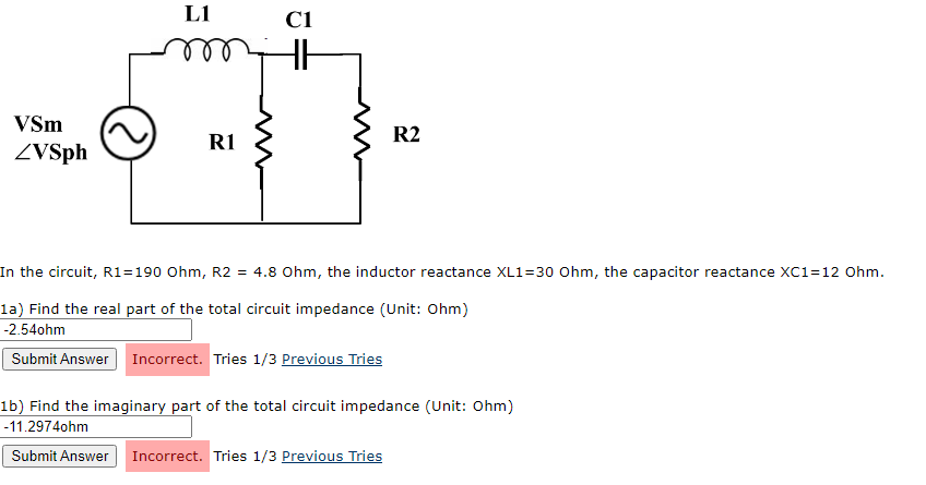 Solved In the circuit, R1=190Ohm,R2=4.8Ohm, the inductor | Chegg.com