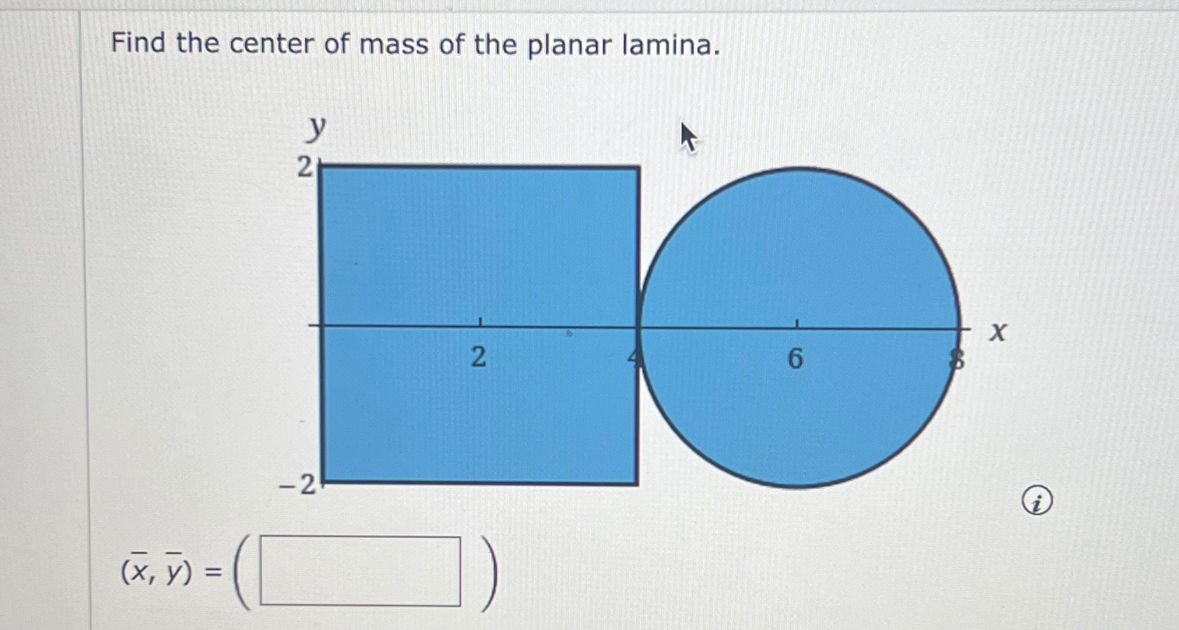 Solved Find the center of mass of the planar | Chegg.com