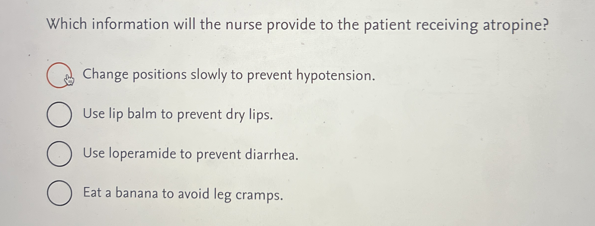Which information will the nurse provide to the | Chegg.com